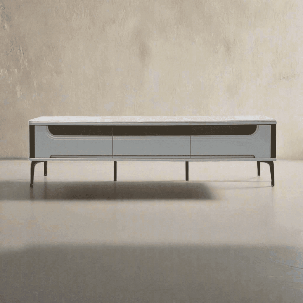 Mila TV Console with Jade Stone Top (200cm) – Megafurniture