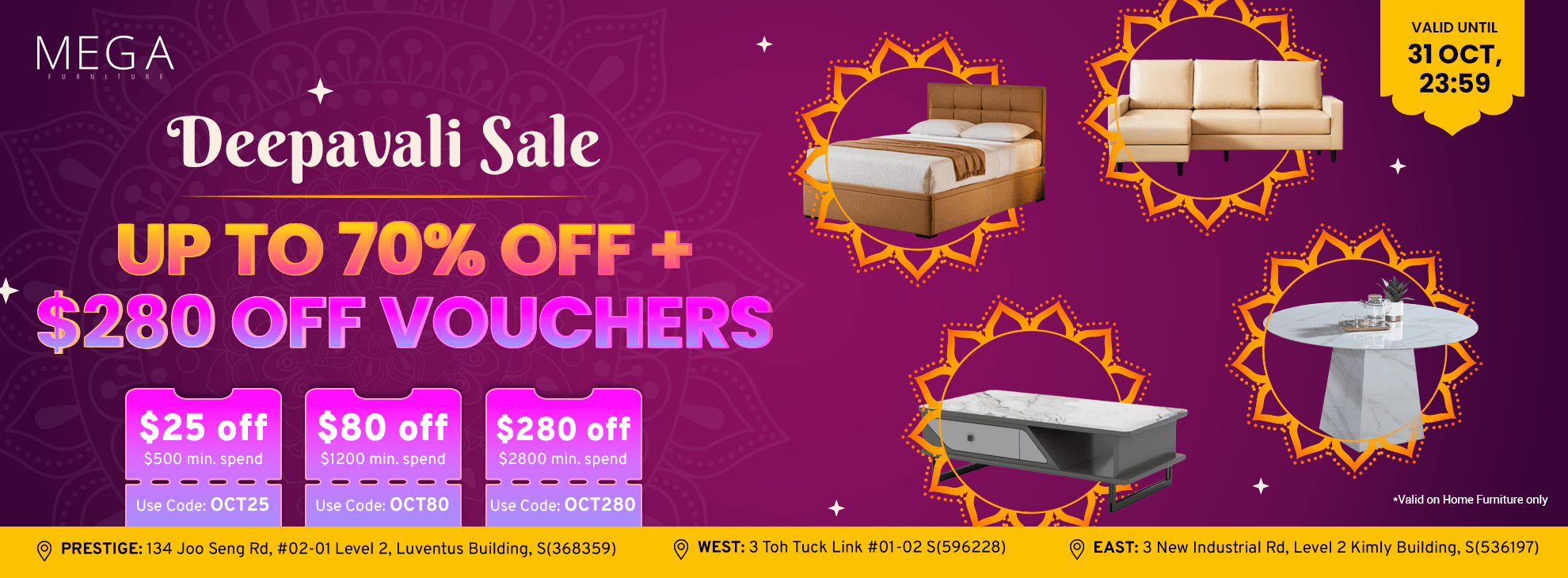 Celebrate Deepavali in Style with Megafurniture's Spectacular Sale - Up ...