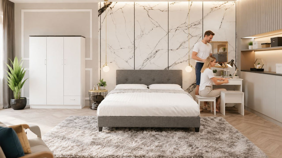 How to Furnish a 3-Bedroom Condo Study: A Complete Plan With Sizes ...