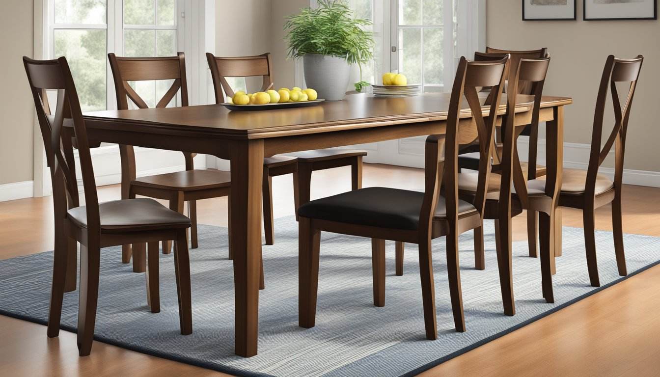 Solid Wood Dining Table and Chairs for Sale: Upgrade Your Singaporean ...