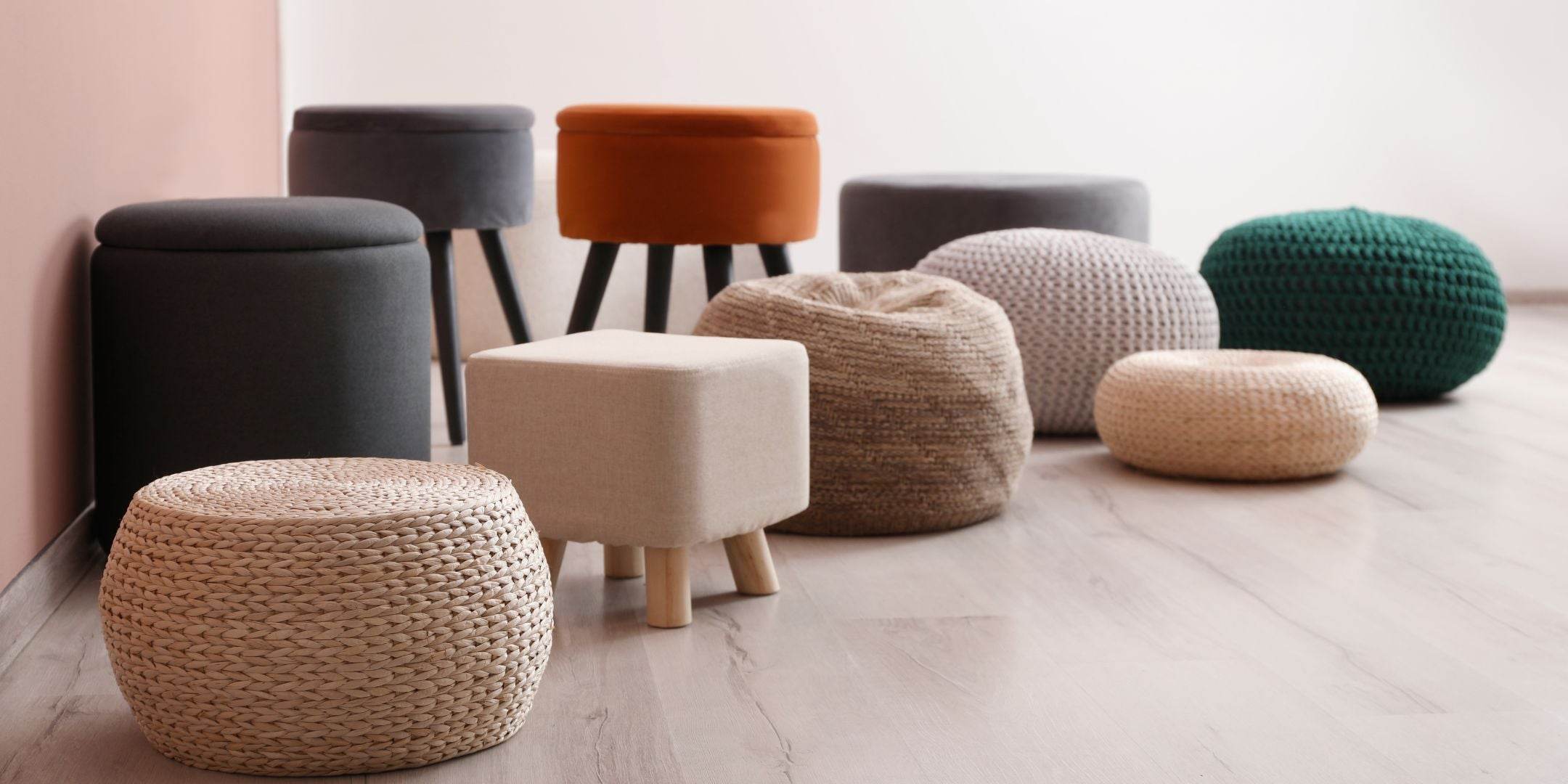 Fabric Ottoman Chair for Relaxation – Megafurniture