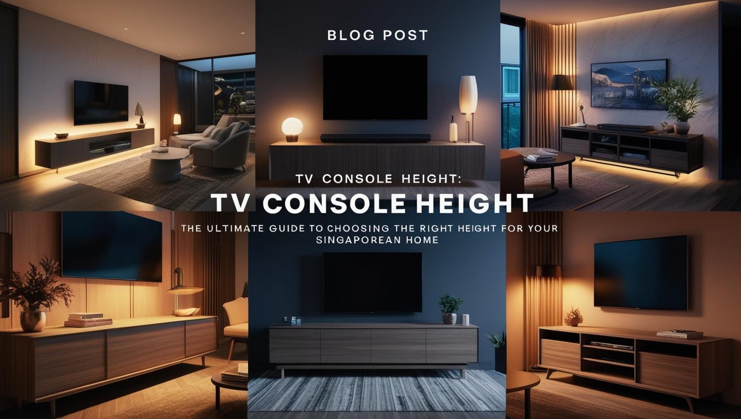 TV Console Height: The Ultimate Guide to Choosing the Right Height for ...