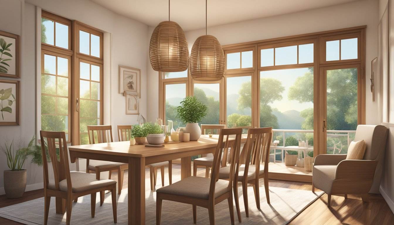 Upgrade Your Dining Experience with a Stunning Wooden Dining Set in Si ...