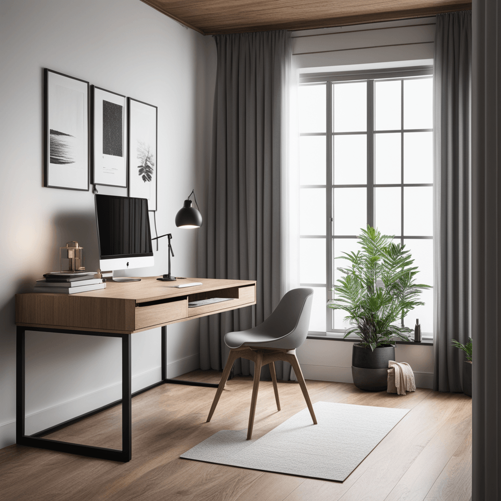 Minimalist Study Table – Megafurniture
