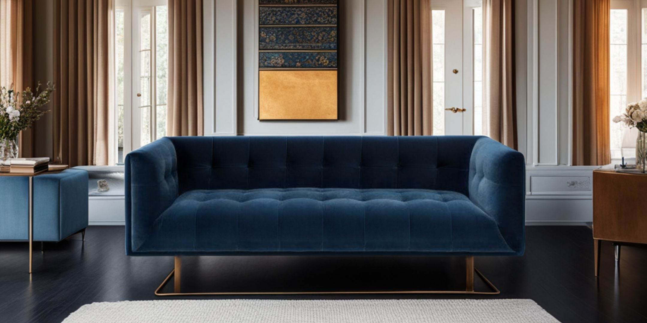 Shop Velvet Sofas Online in Singapore | Luxurious Living Room Furniture ...