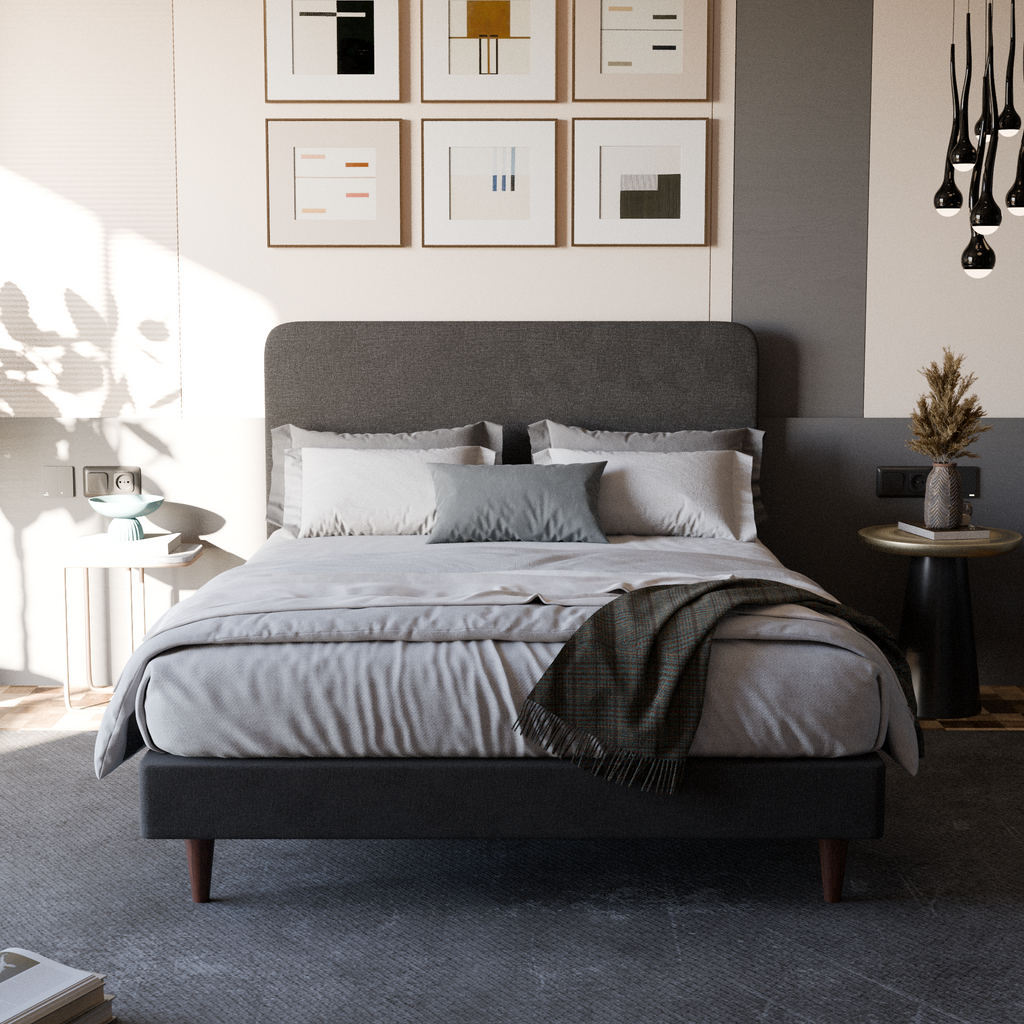 Campo Fabric Bed Frame (Water Repellent) – Megafurniture