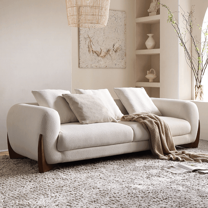 Dale Teddy Fabric Sofa - Soft, Snuggly & Stylish | 1, 2, 3 Seater ...