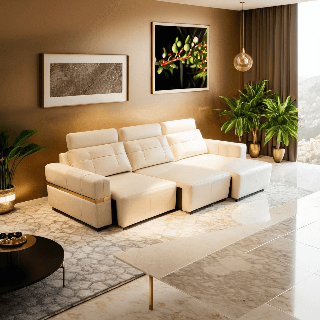 Roberto Genuine Leather Electric Extended Seat Sofa – Megafurniture