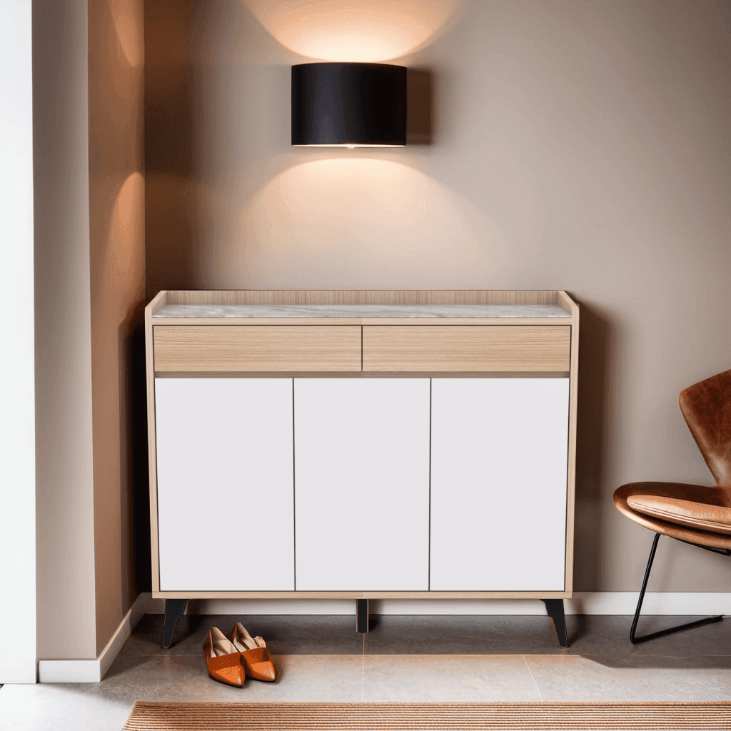 Treno 3 Doors Shoes Cabinet – Megafurniture