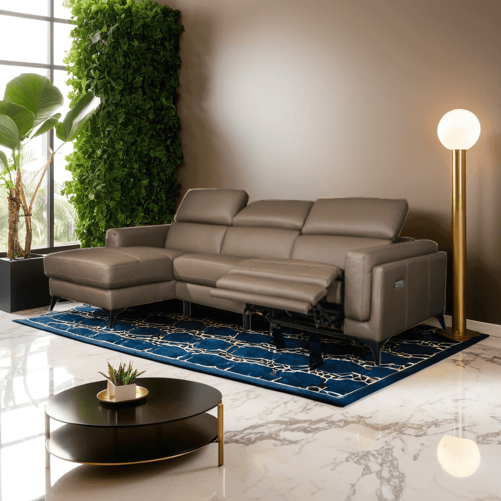 Yuma Genuine Leather Recliner Sofa – Megafurniture