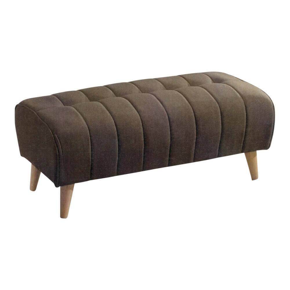 Fulsom Dark Brown Dining Bench | Megafurniture SG