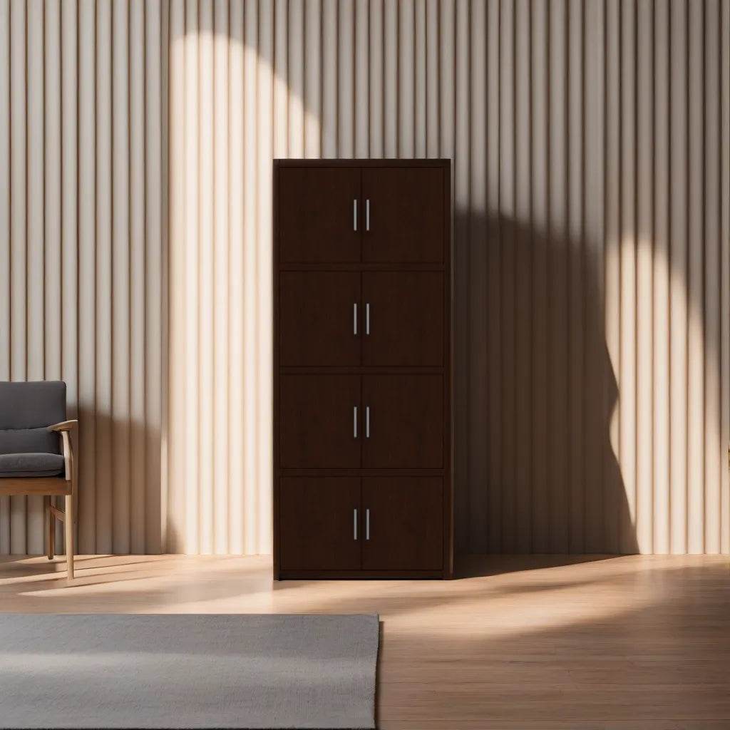 Rylee Walnut Storage Cabinet | Megafurniture SG