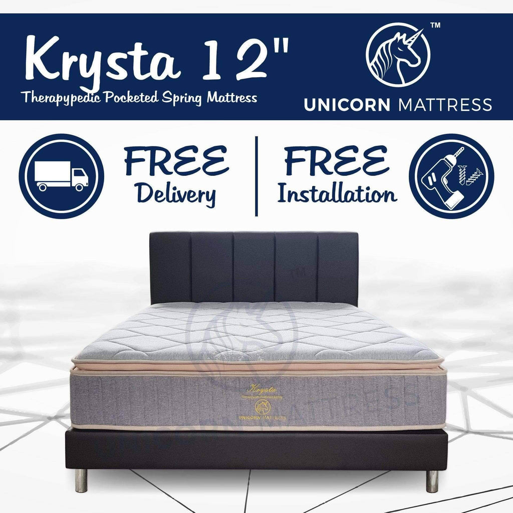Buy affordable Unicorn Krysta Therapypedic 12" Pocketed Spring Mattress ...